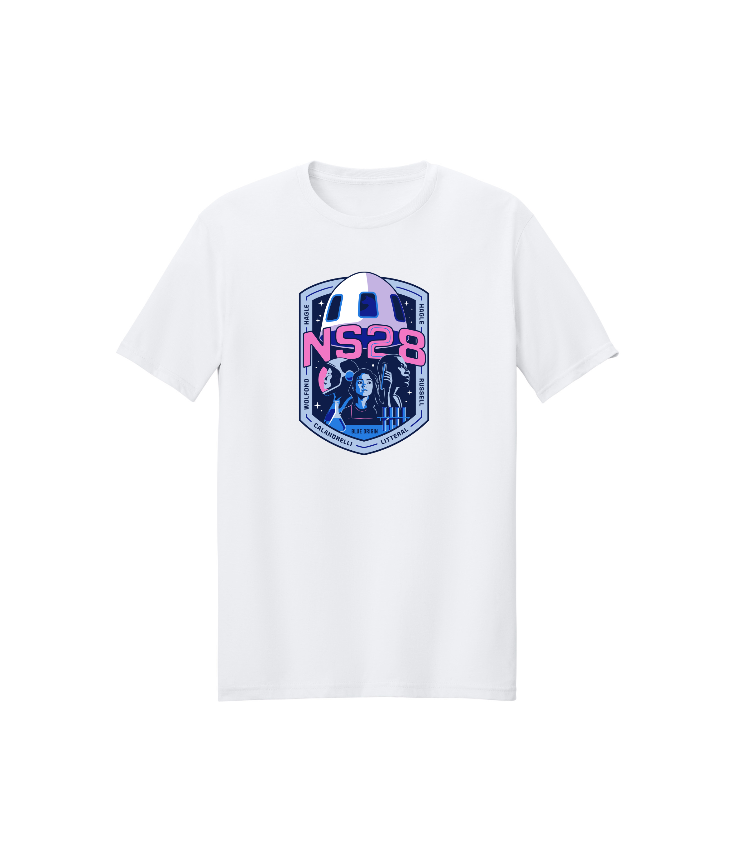 NS-28 Mission Tee - Front – Blue Origin Shop