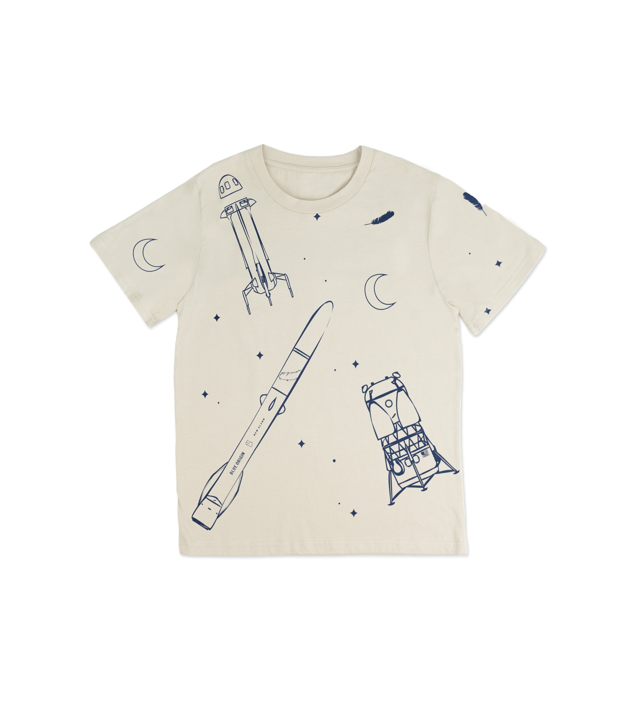 Youth Rocket Tee – Blue Origin Shop