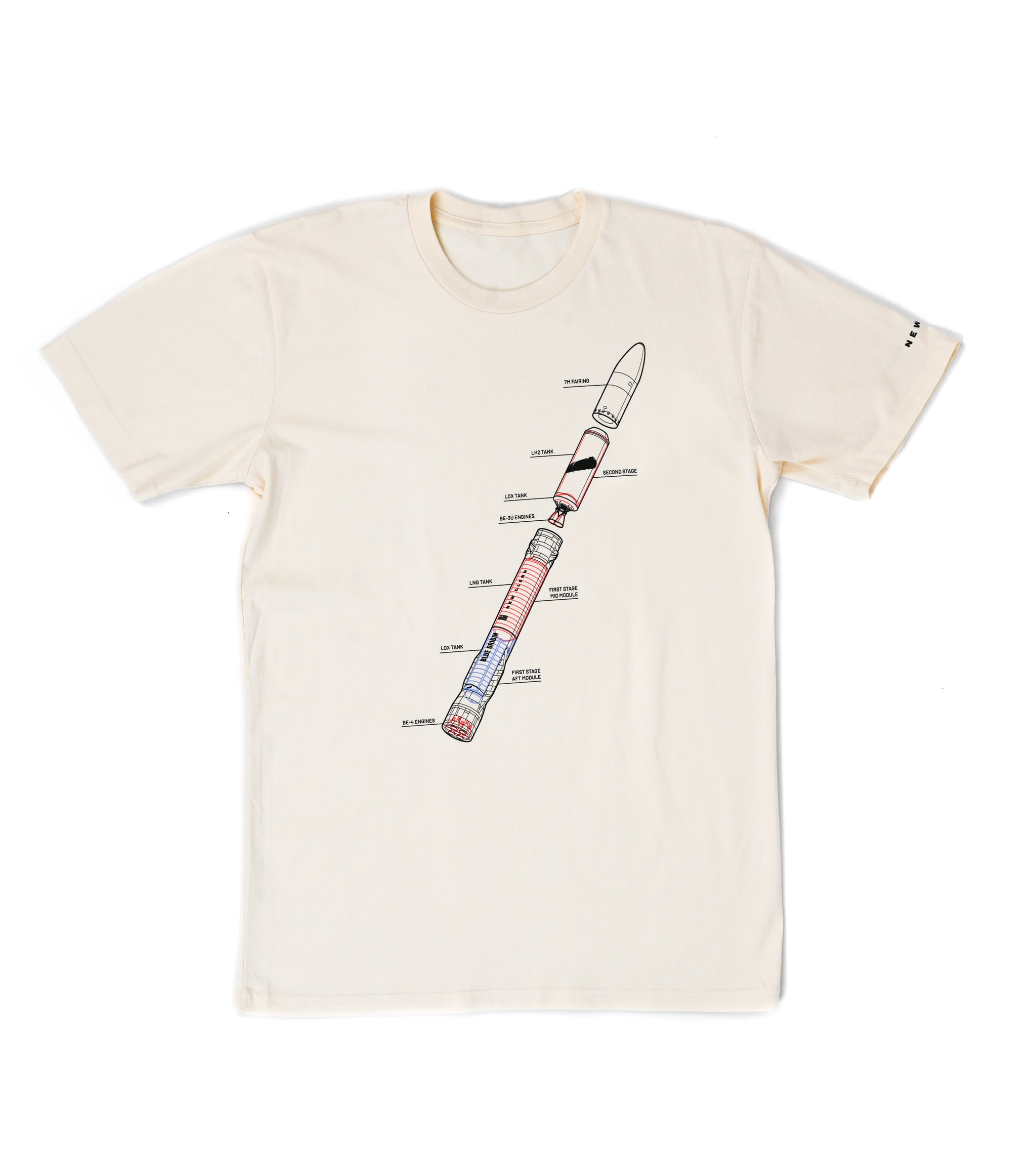 New Glenn Layer Illustration Tee – Blue Origin Shop