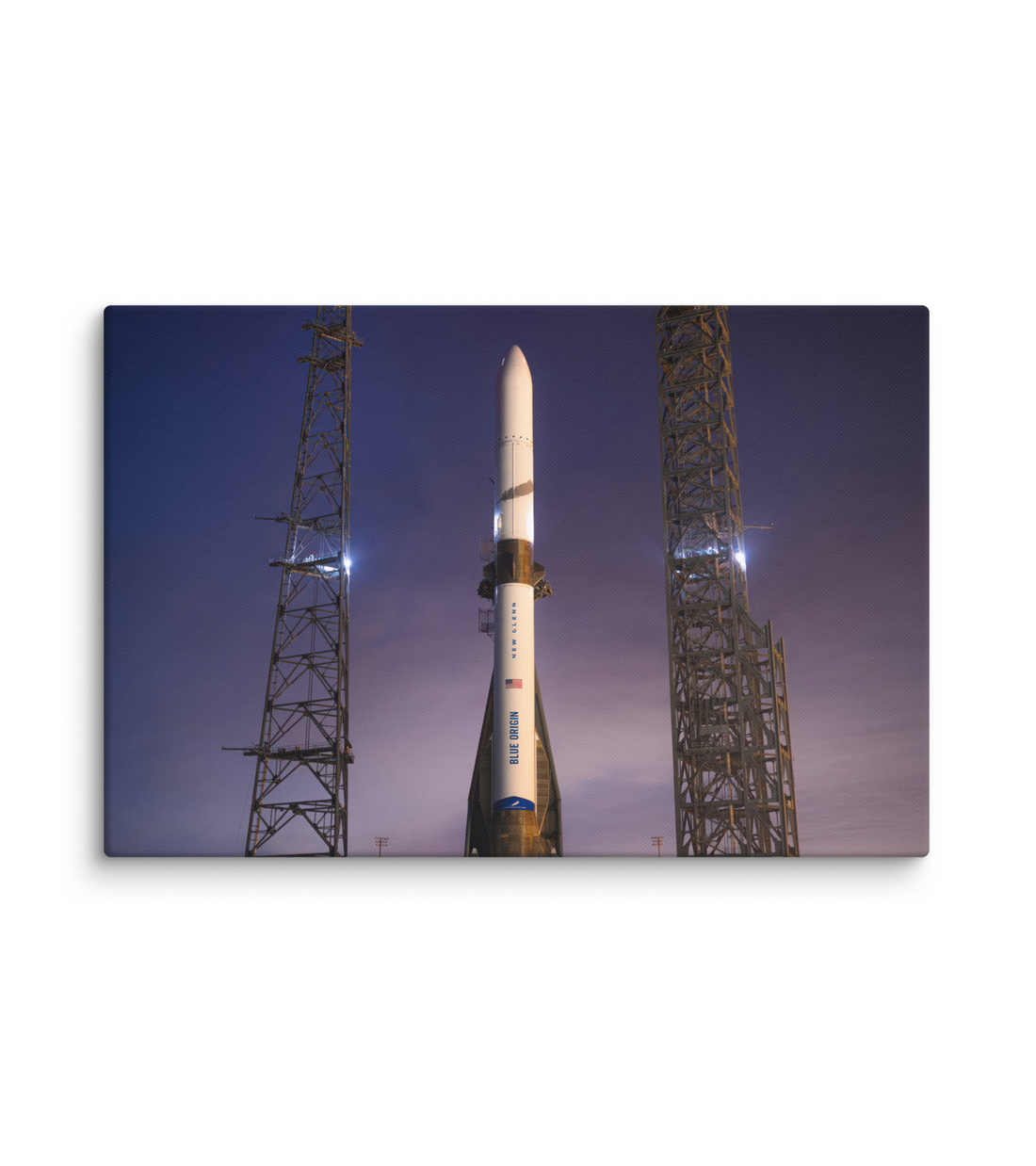 NG-1 Launch Pad Canvas/Framed Print – Blue Origin Shop