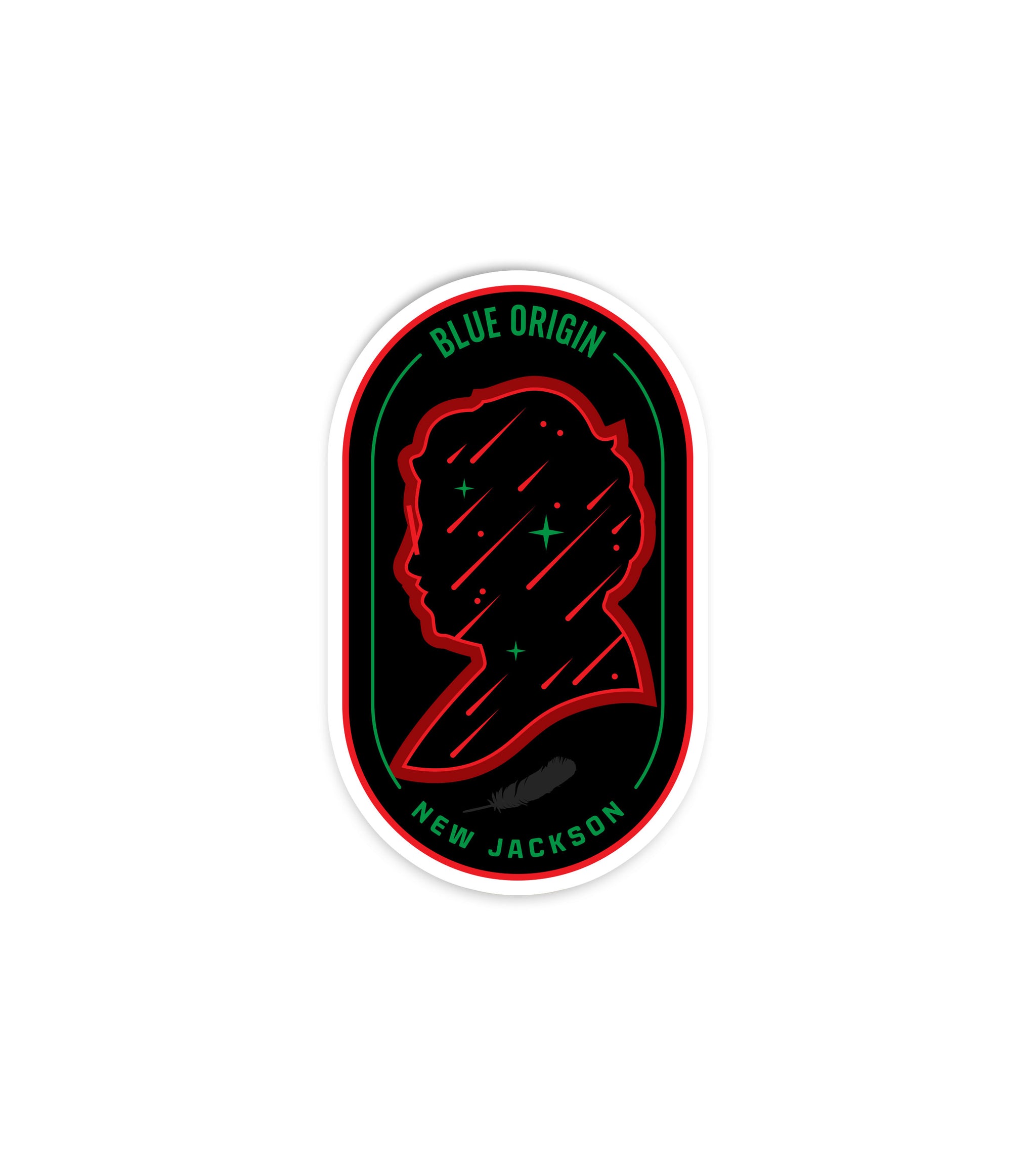 New Jackson Sticker – Blue Origin Shop